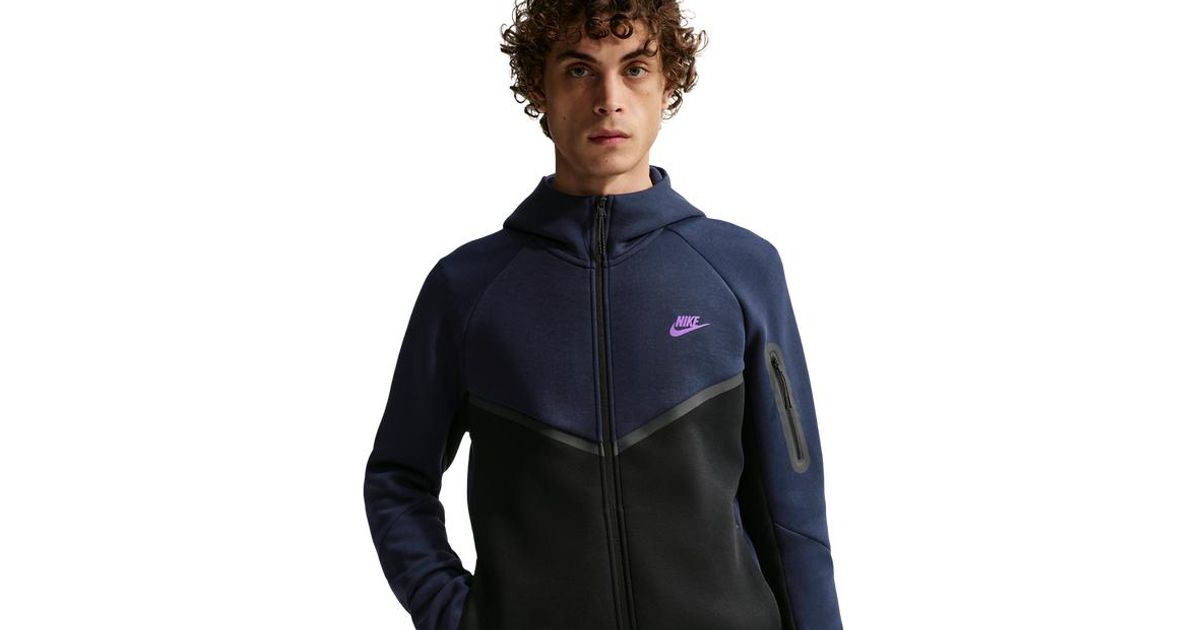 Nike Tech Fleece Hoodies in Blue for Men | Lyst UK