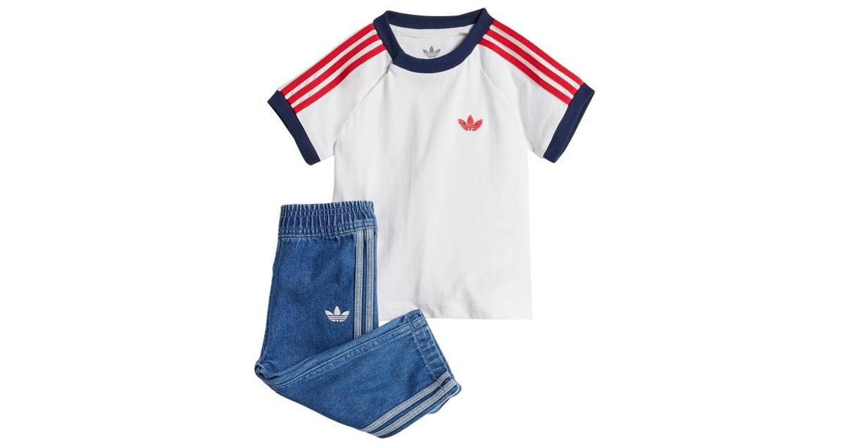 adidas Trefoil Tracksuits in Blue | Lyst UK