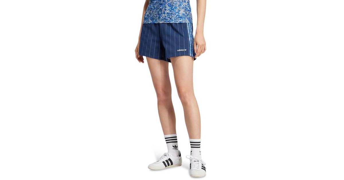 adidas Originals X Liberty London Shorts in Blue | Lyst UK