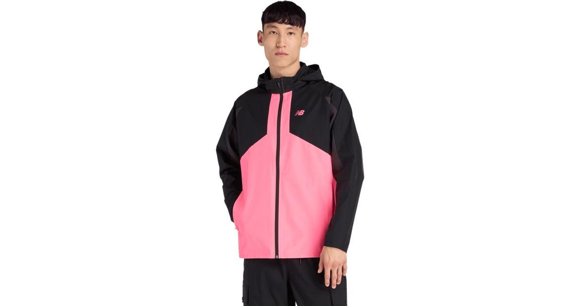 New Balance Utility Woven Jacket Jackets in Pink for Men | Lyst UK