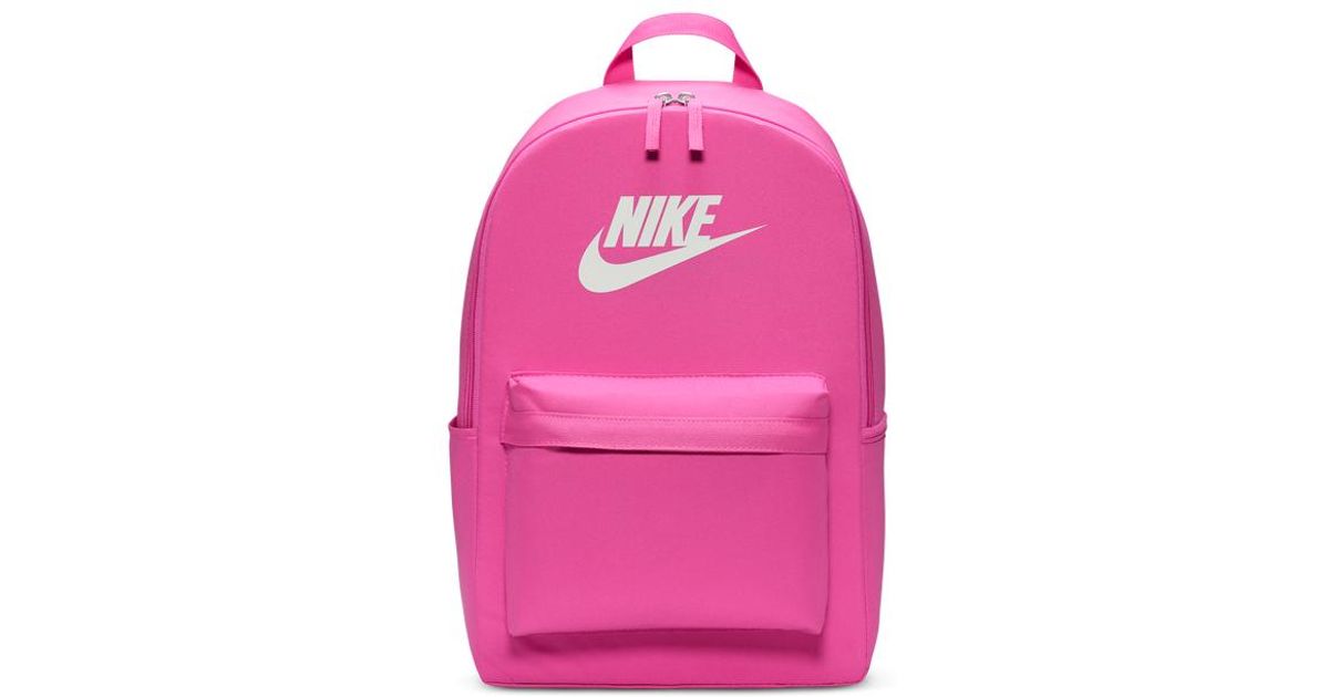 Nike Heritage Backpack Bags in Pink | Lyst UK
