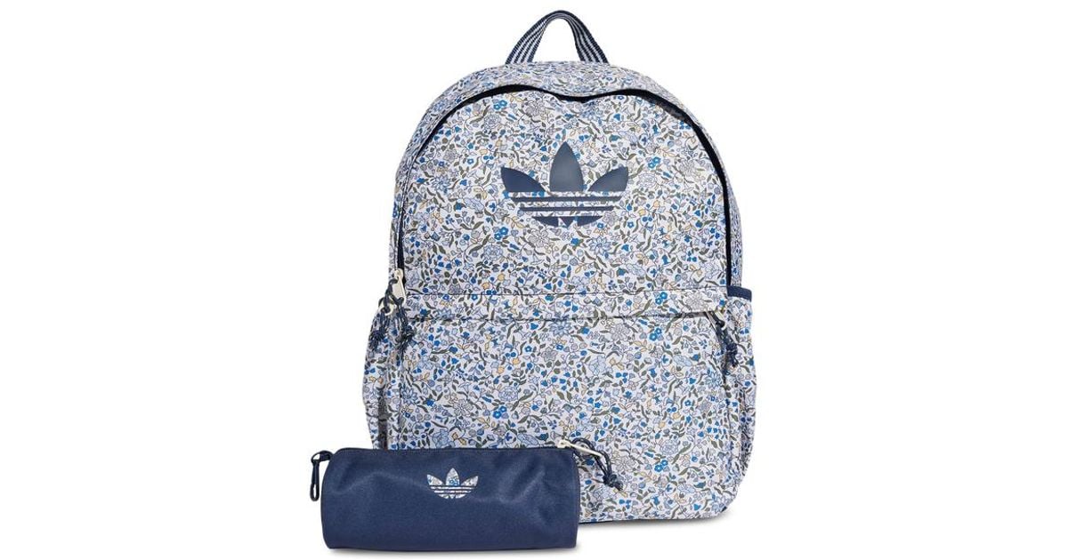 adidas Originals X Liberty London Backpack Bags in Blue | Lyst UK