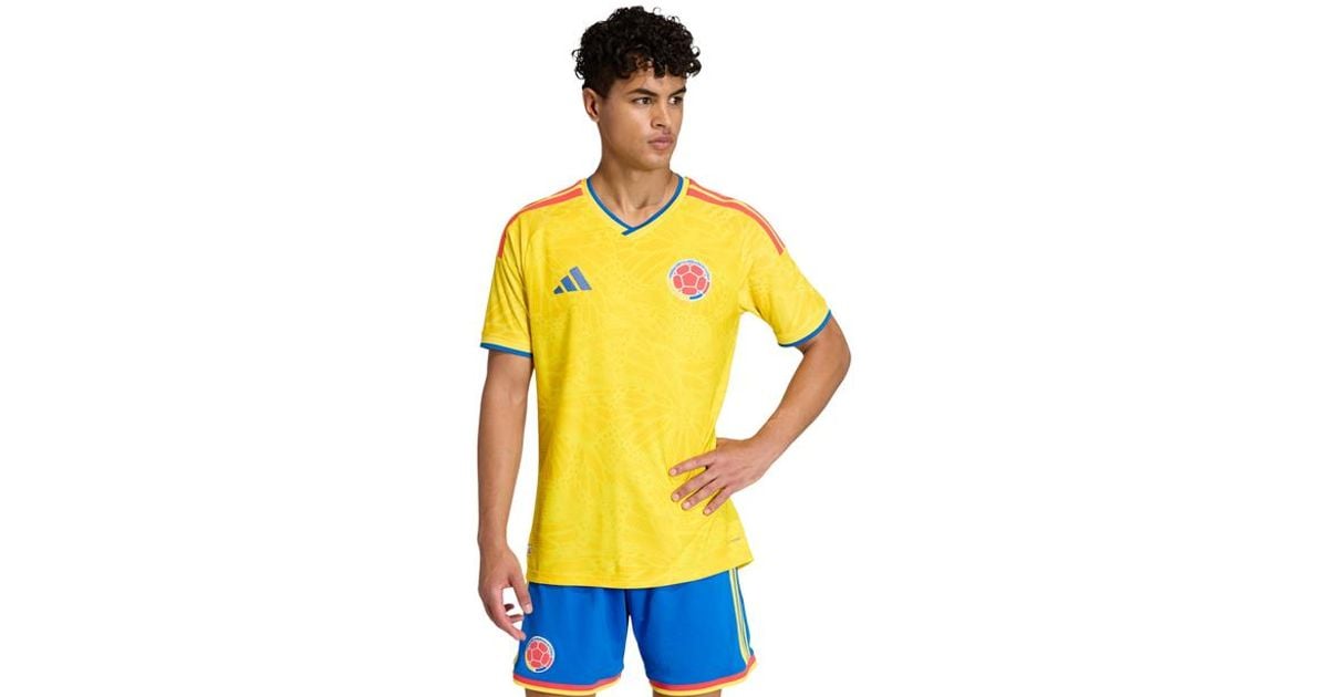 adidas Authentic Jerseys/Replicas in Yellow for Men | Lyst UK