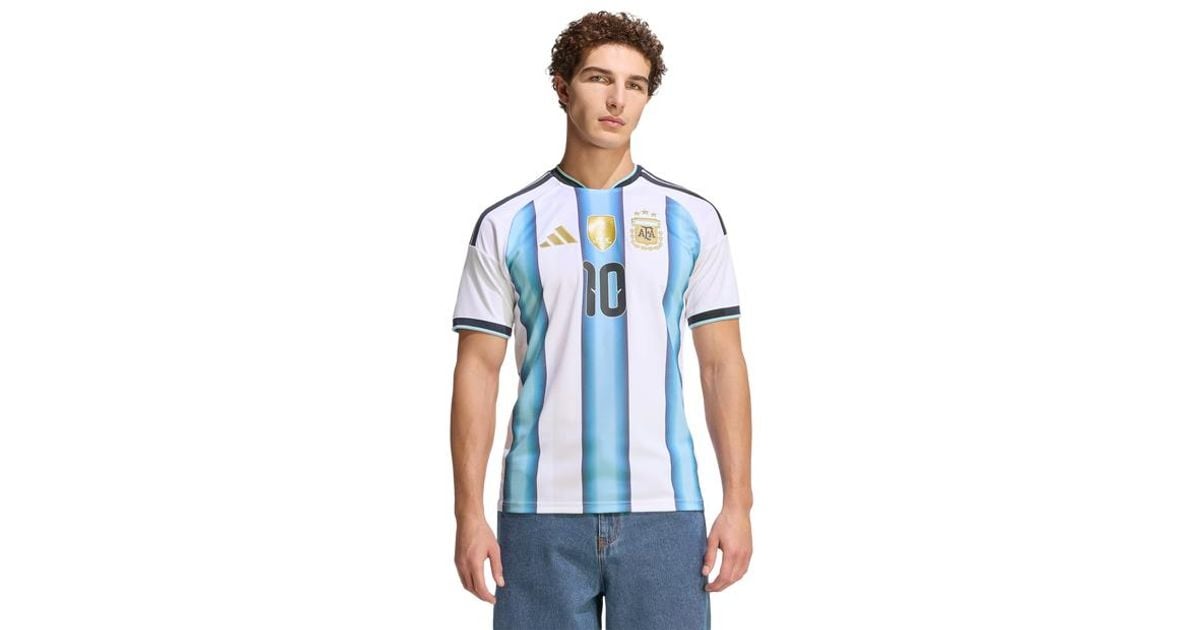 adidas Argentina 26 Home Messi Jersey Jerseys/Replicas in Blue for Men ...