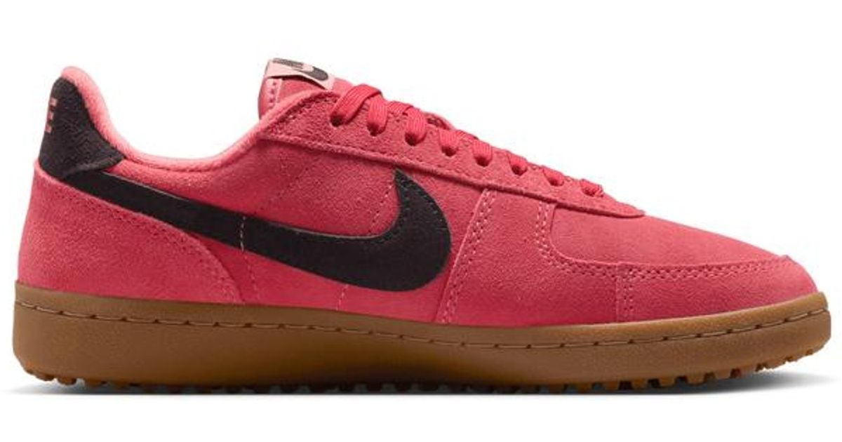 Nike Suede Sneakers in Red | Lyst UK