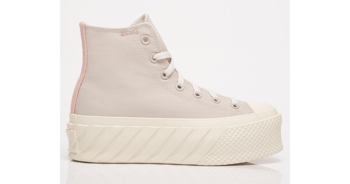 Converse Chuck Taylor All Star Lift 2x Platform Crafted Canvas | Lyst