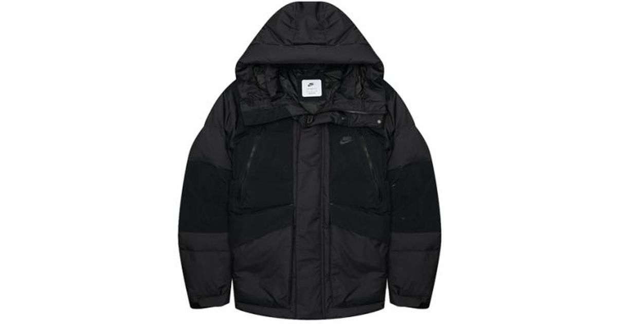 FOOTonFOOT Nike Sportswear Storm-fit City Series Hooded Jacket in Black ...