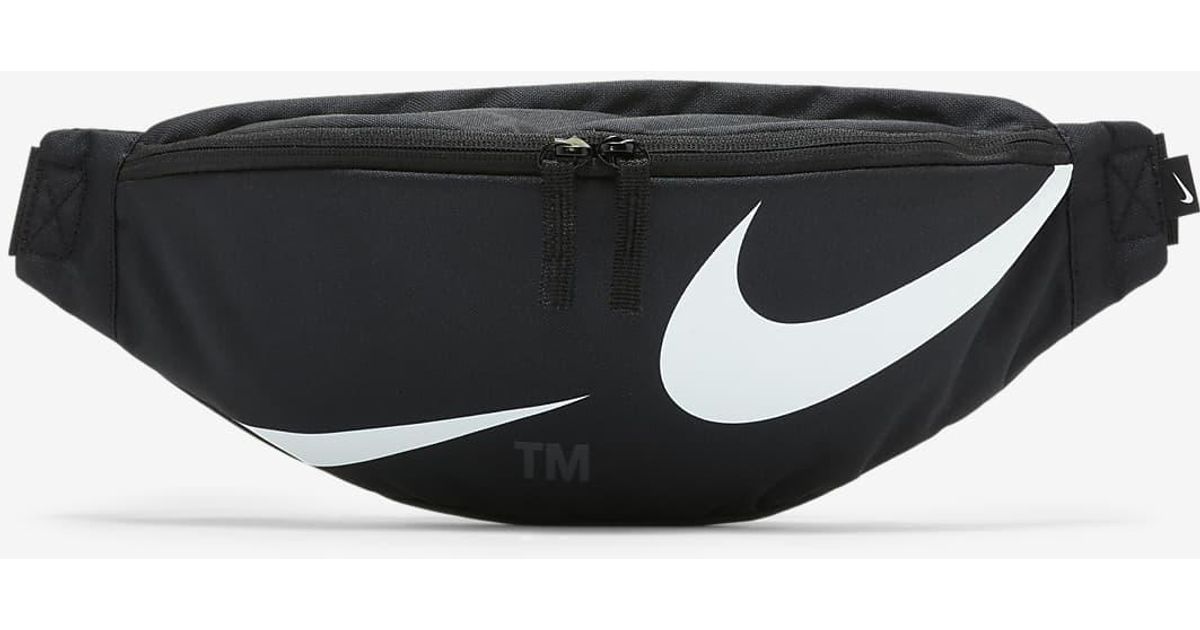 Nike Heritage Waist Bag In Black For Men Lyst Uk