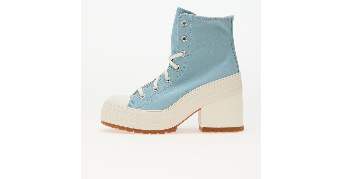 Converse Sneakers Chuck 70 De Luxe Heel Platform Infinity Pool/ Egret ...