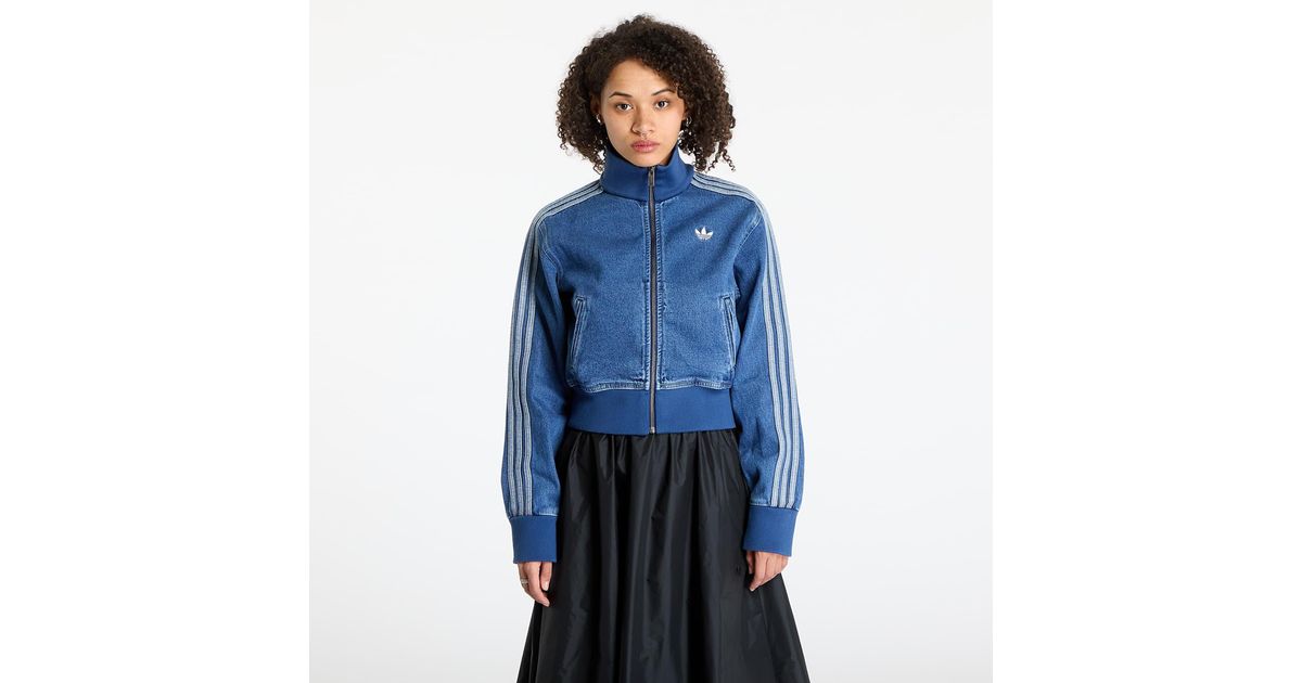 adidas Originals Jacket Adidas Adicolor Denim Track Top/ Denim in Blue ...