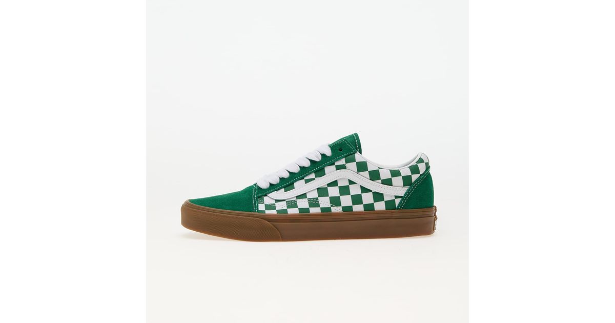 Vans Sneakers Old Skool Fat Lace Checker in Green | Lyst