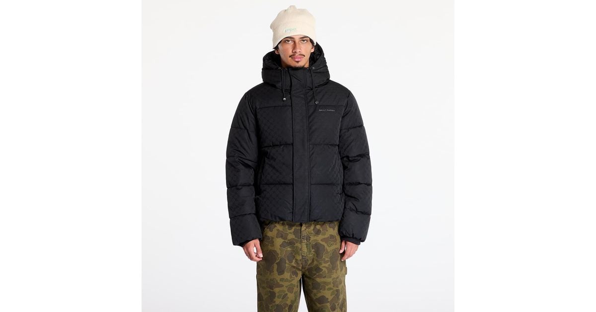 Daily Paper Jacket Monogram Puffer Jacket in Black for Men | Lyst