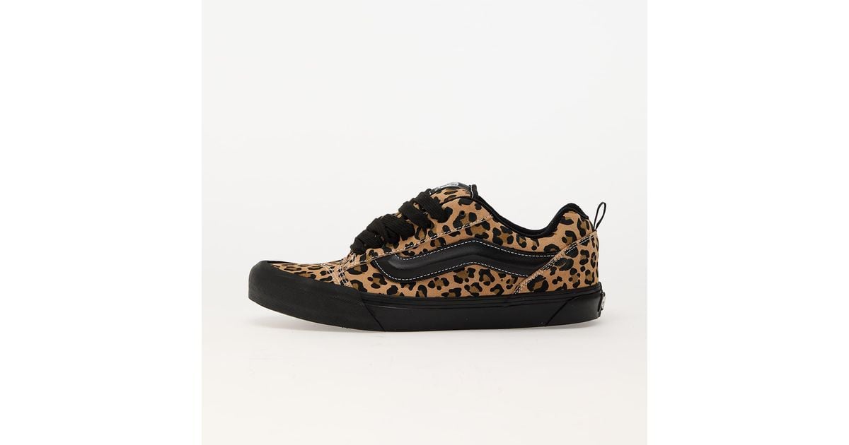 Vans Sneakers Knu Skool Leopard in Black | Lyst
