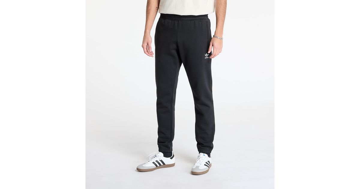 adidas Originals Pants Adidas Trefoil Essentials Pants in Black for Men ...