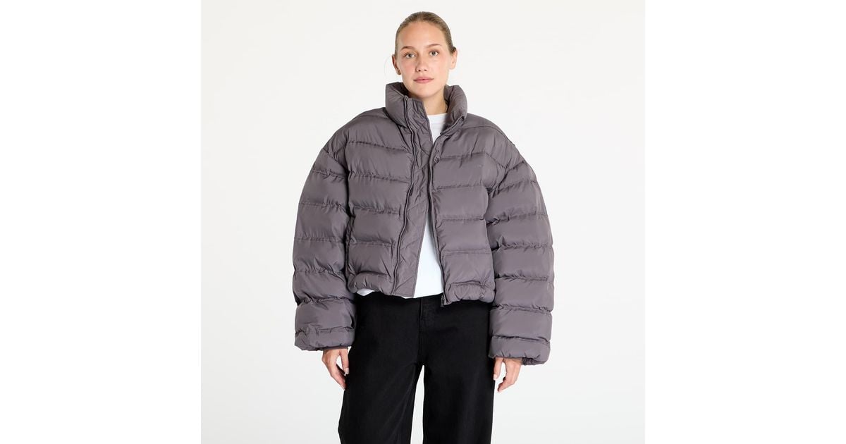 Daily Paper Jacket Sela Puffer Jacket in Gray | Lyst