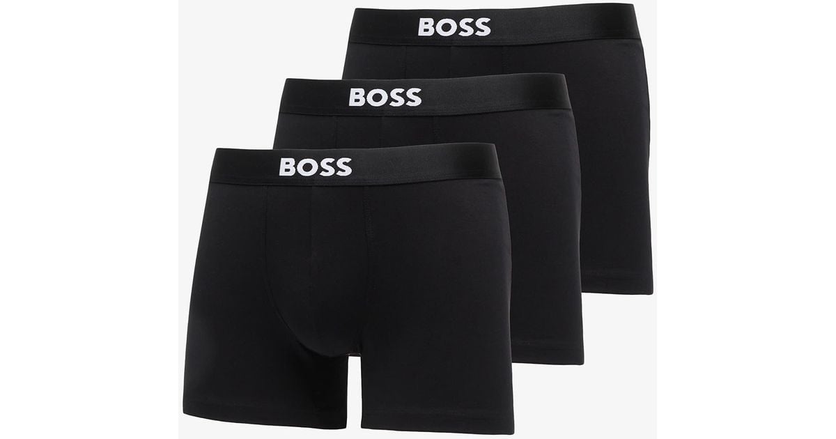 BOSS Boxer Briefs 3-Pack Boss One in Black for Men | Lyst