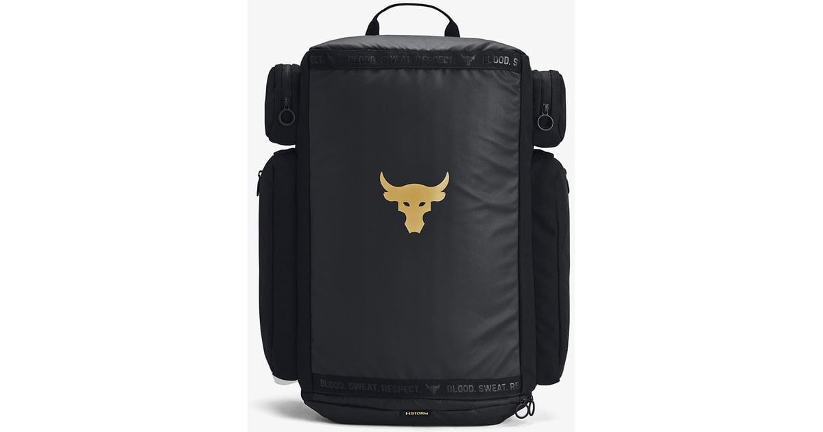 Under Armour Backpack Project Rock Duffle Backpack/ / Metallic in Black ...