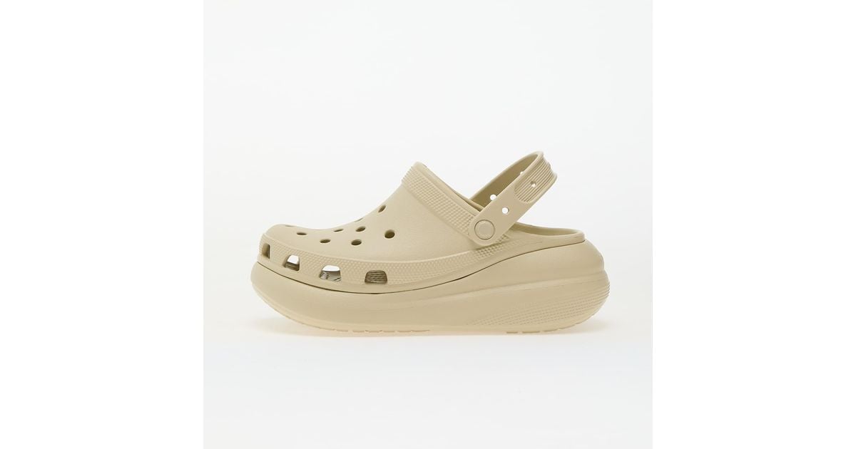 Crocs™ Sneakers Classic Crush Clog in Natural | Lyst