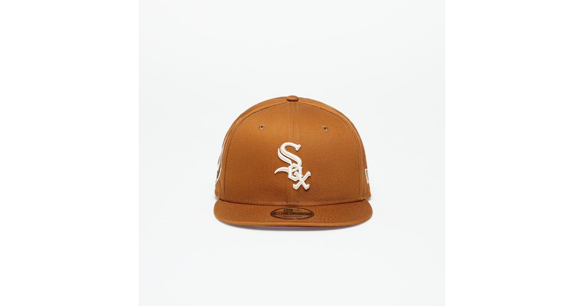 KTZ Cap Chicago White Sox Side Patch 9fifty Snapback Cap Toasted Peanut ...