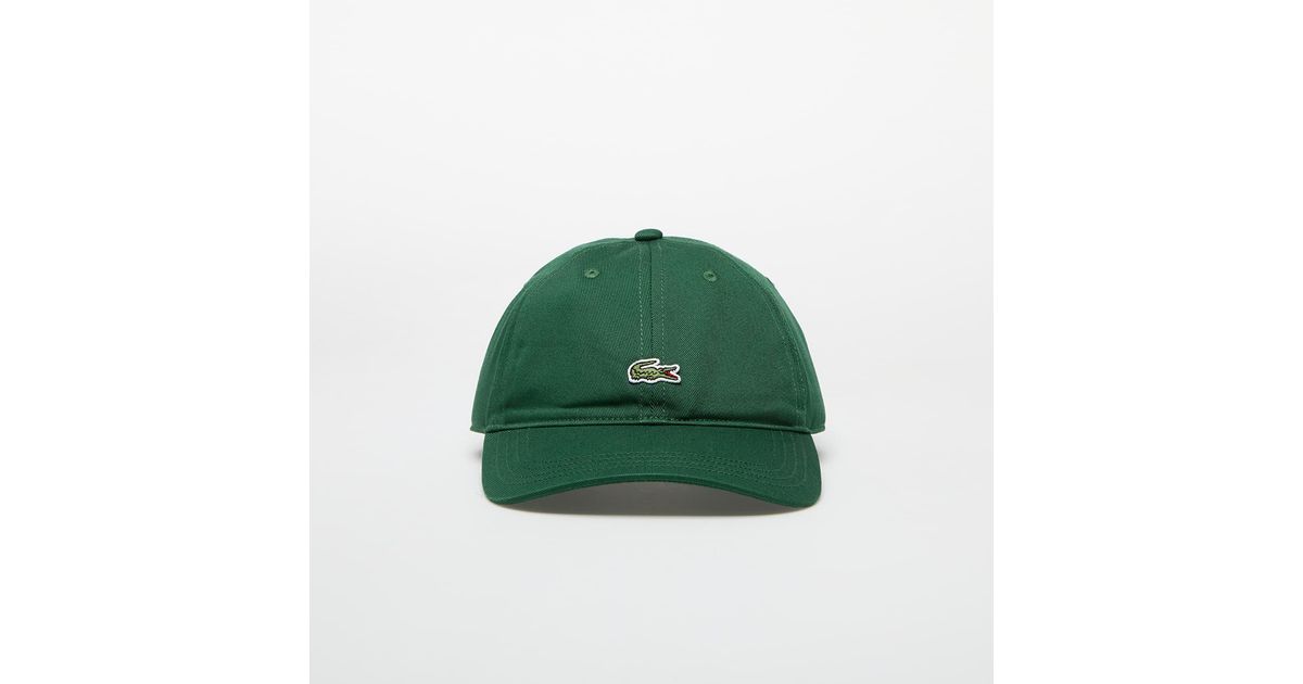 Lacoste Cap Cap in Green | Lyst