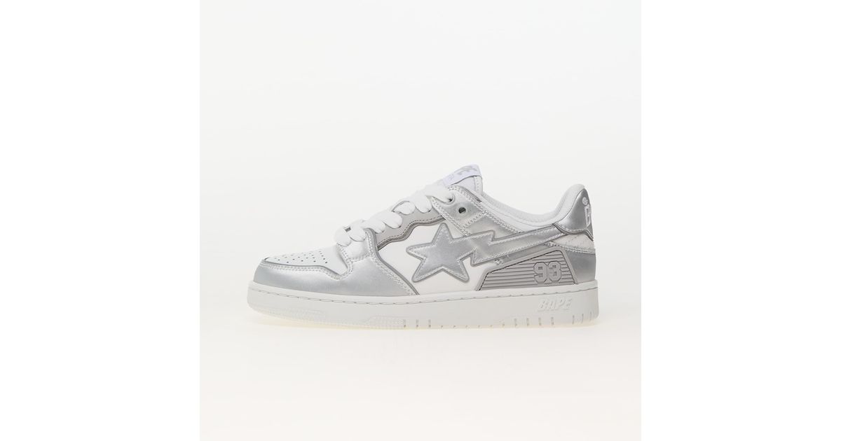 A Bathing Ape Sneakers Bape Sk8 Sta L in Metallic | Lyst