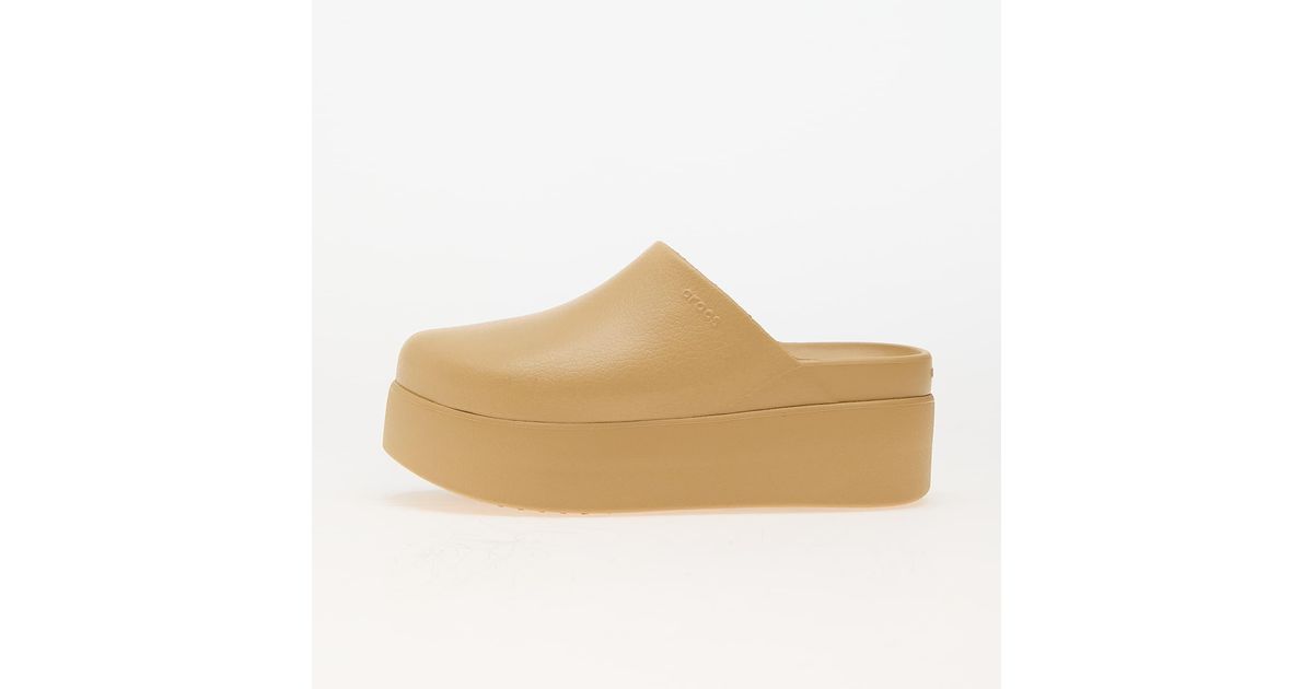 Crocs™ Sneakers Dylan Platform Clog in Natural | Lyst