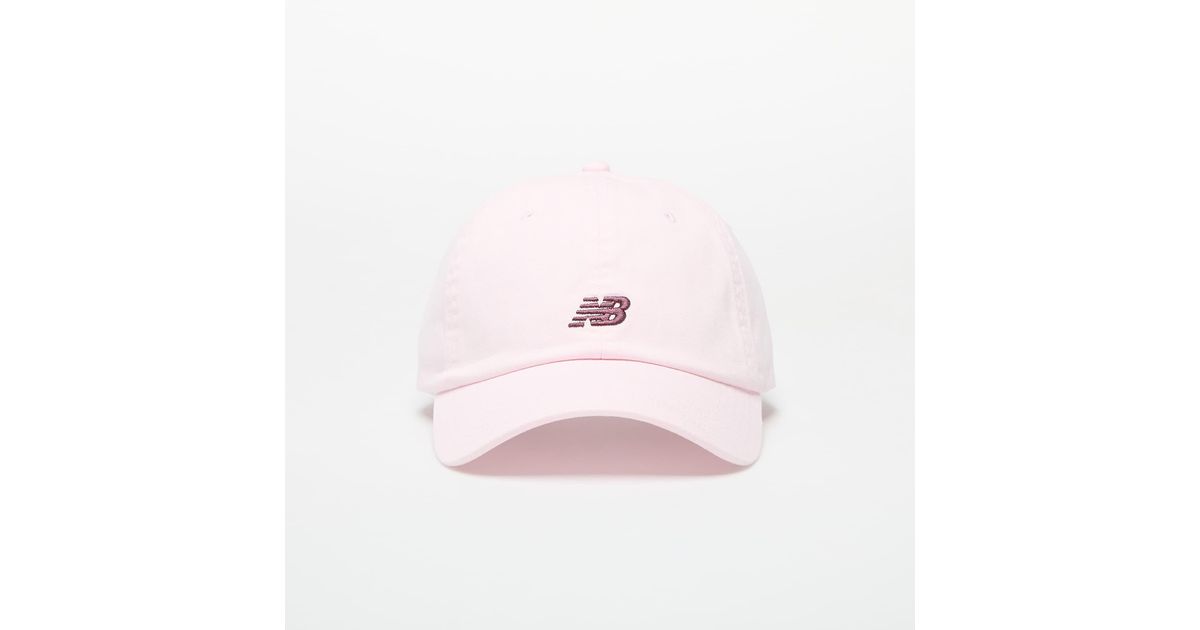 New Balance Cap 6-Panel Cap in Pink | Lyst