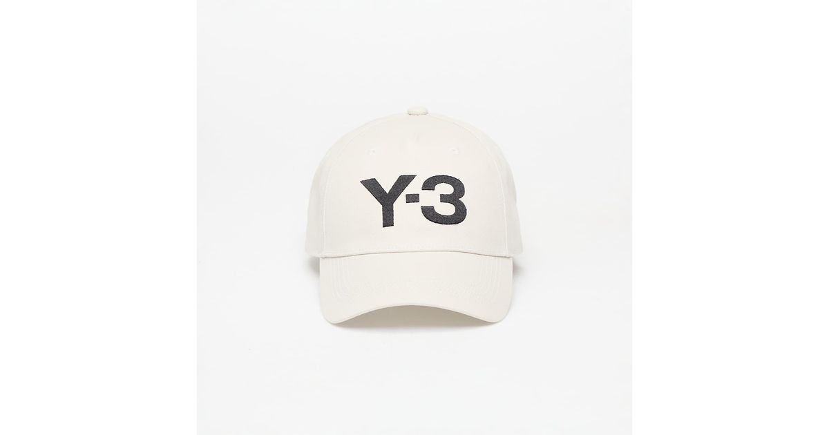 Y-3 Cap Classic Logo Cap in White | Lyst