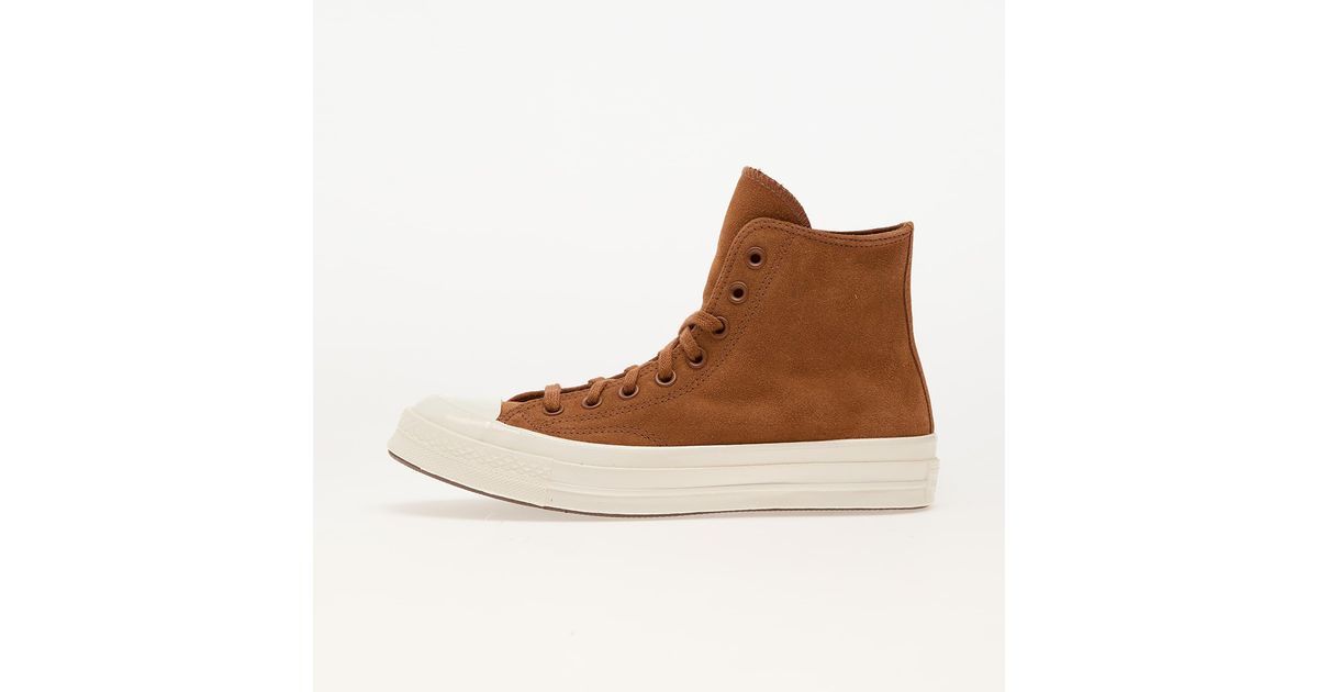 Converse Sneakers Chuck 70 Colorful Suede Warm Tan/ Egret in Brown | Lyst