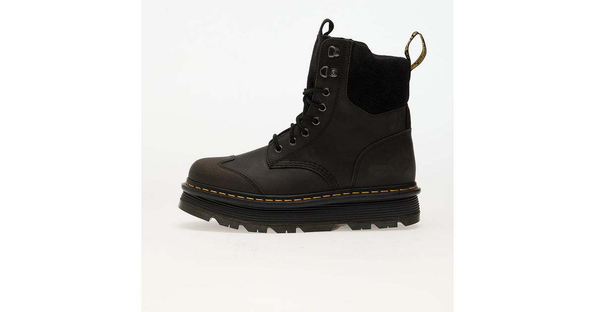 Dr. Martens Sneakers Zebzag 8 Tie E.H. Suede & Charcoal Burnished Waxy ...