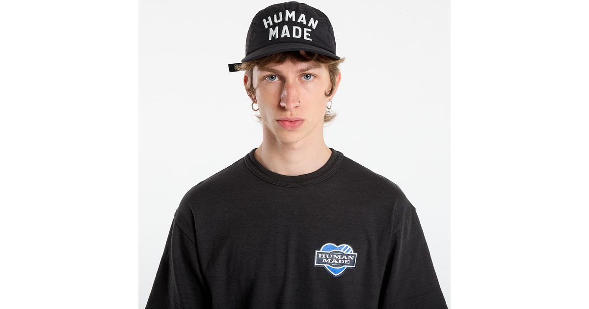 Human Made Cap 5Panel Nylon Cap in Black | Lyst
