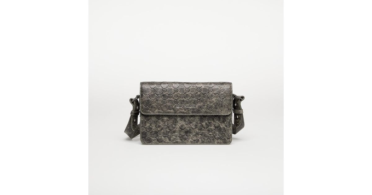 Daily Paper Bag Meru Vintage Leather Bag in Gray | Lyst