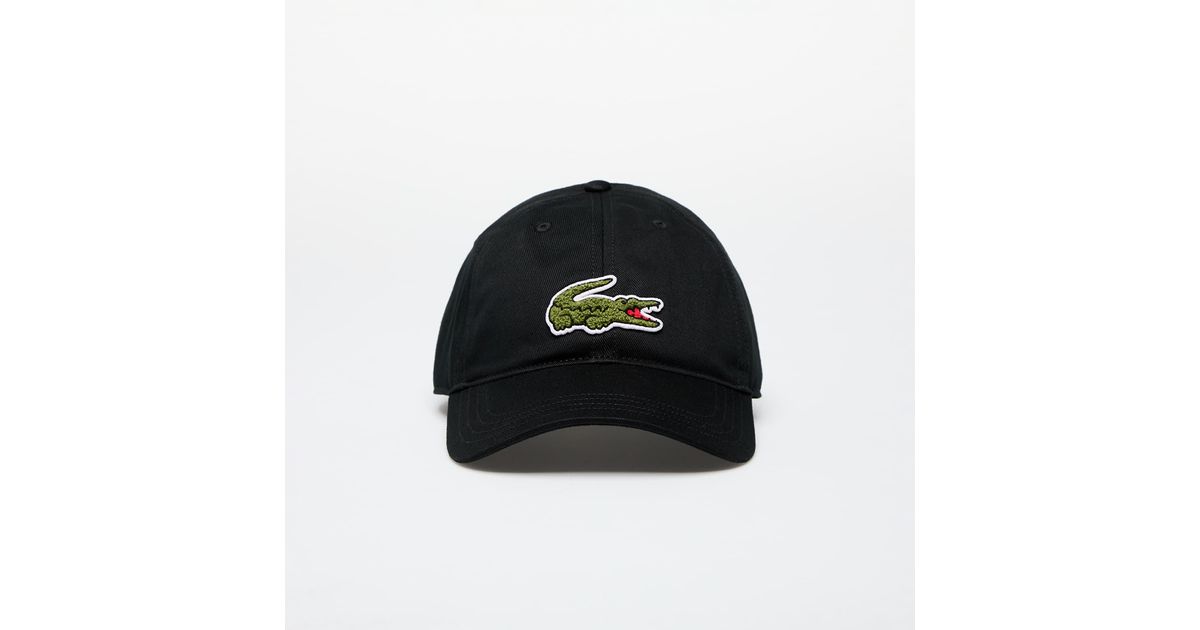 Lacoste Cap Caps And Hats in Black | Lyst