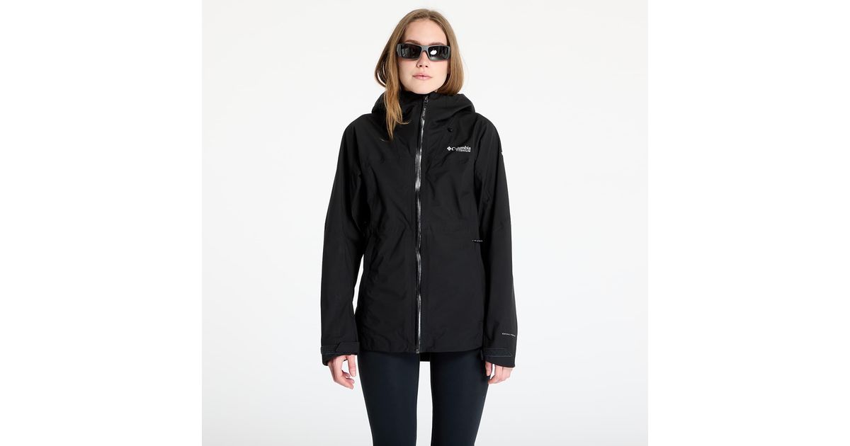Columbia Jacket Northwest Explorer 3L Shell Jacket in Black | Lyst