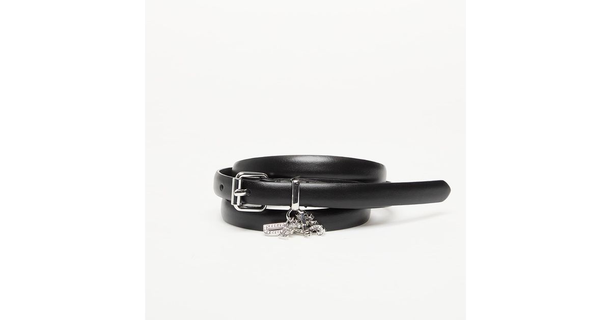 DIESEL Logo B-Charm-Loop Belt in Black | Lyst