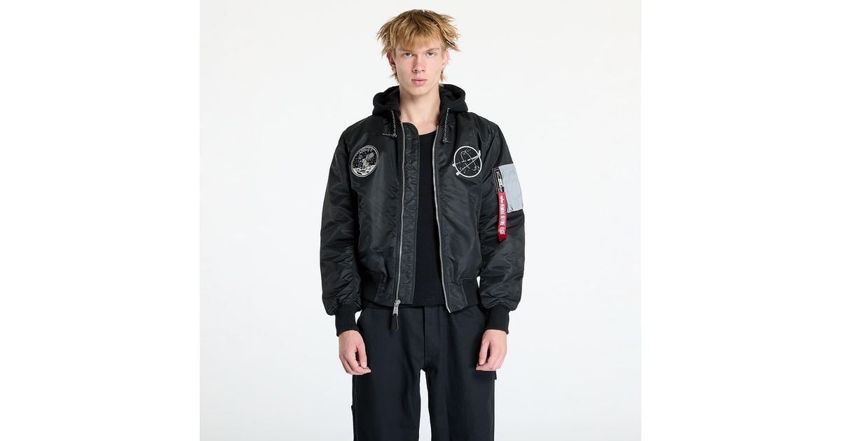 Alpha Industries Jacket Alpha Industries Ma-1 Vf Hood Dark Side ...
