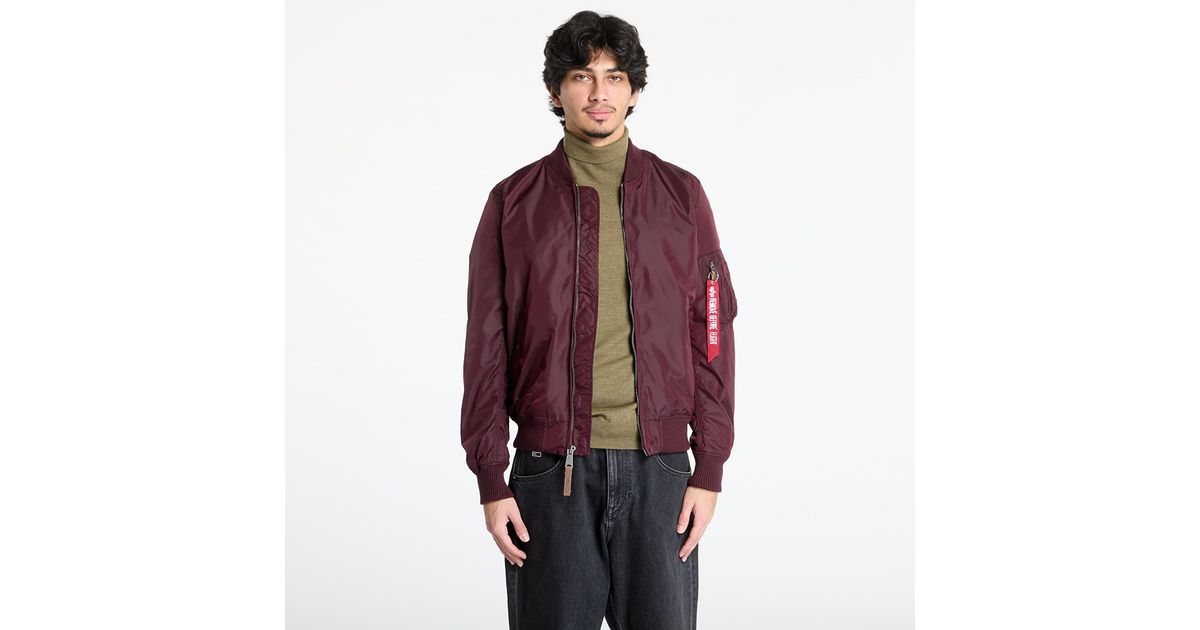 Alpha Industries Jacket Ma-1 Tt Two Tone in Red for Men | Lyst