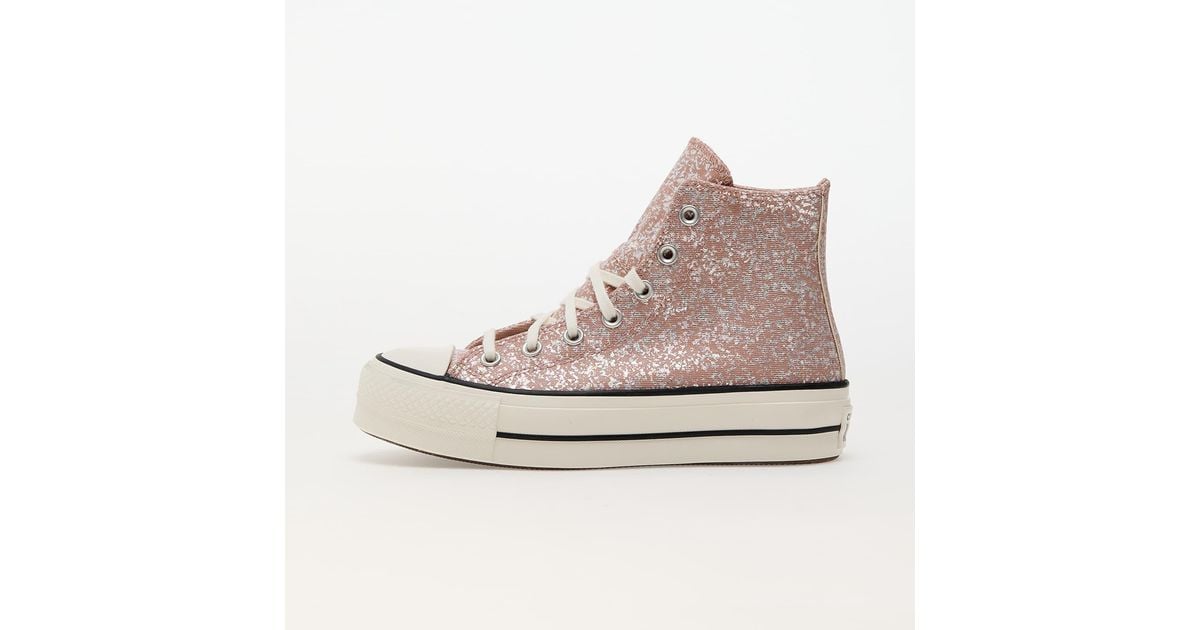 Converse Sneakers Chuck Taylor All Star Lift Platform Glitter Dusty ...