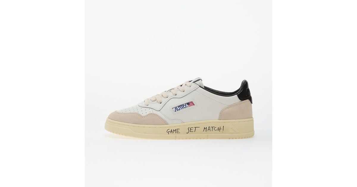 Autry Sneakers Medalist Low Match/ Suede in White for Men | Lyst
