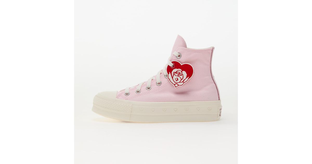 Converse Sneakers Chuck Taylor All Star Lift Hi Sugar Berry/ Egret in ...