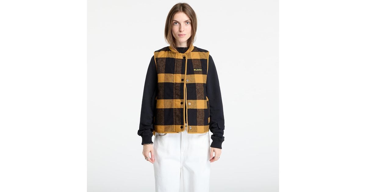 Columbia High Cascades Reversible Vest Maple Sugar/ Maple Sugar in ...