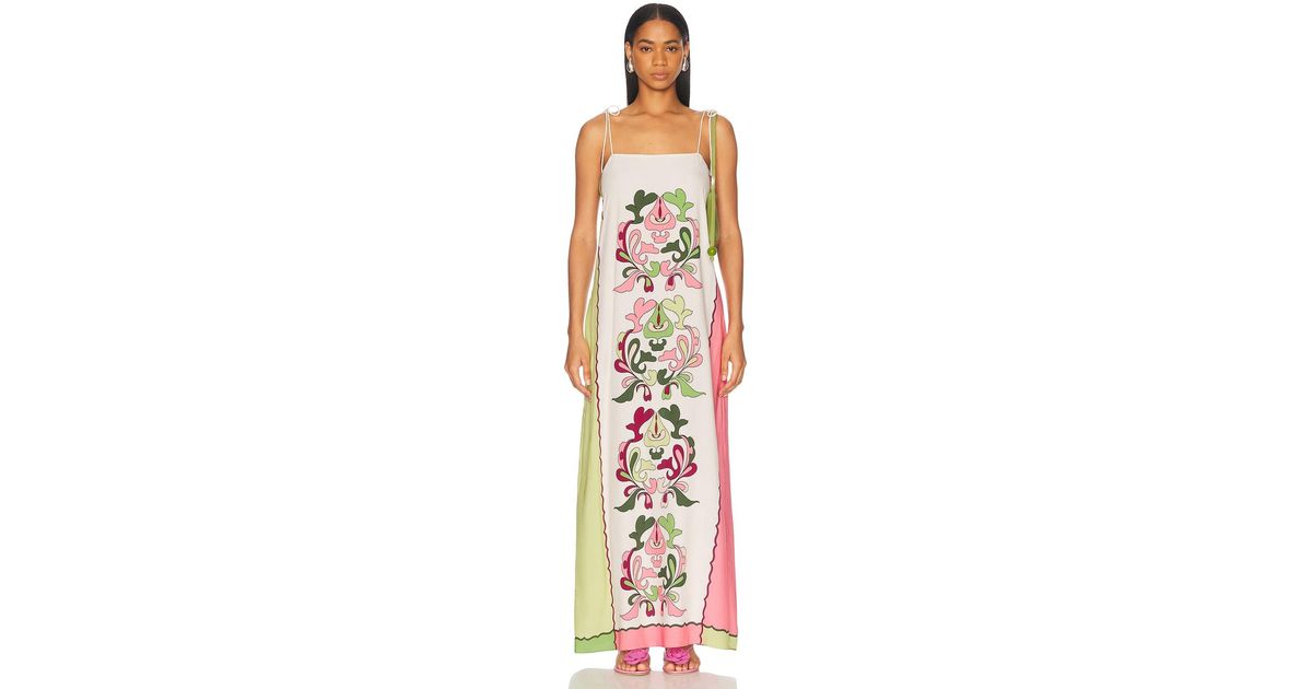 Adriana Degreas Inamorata Straps Long Dress in White | Lyst