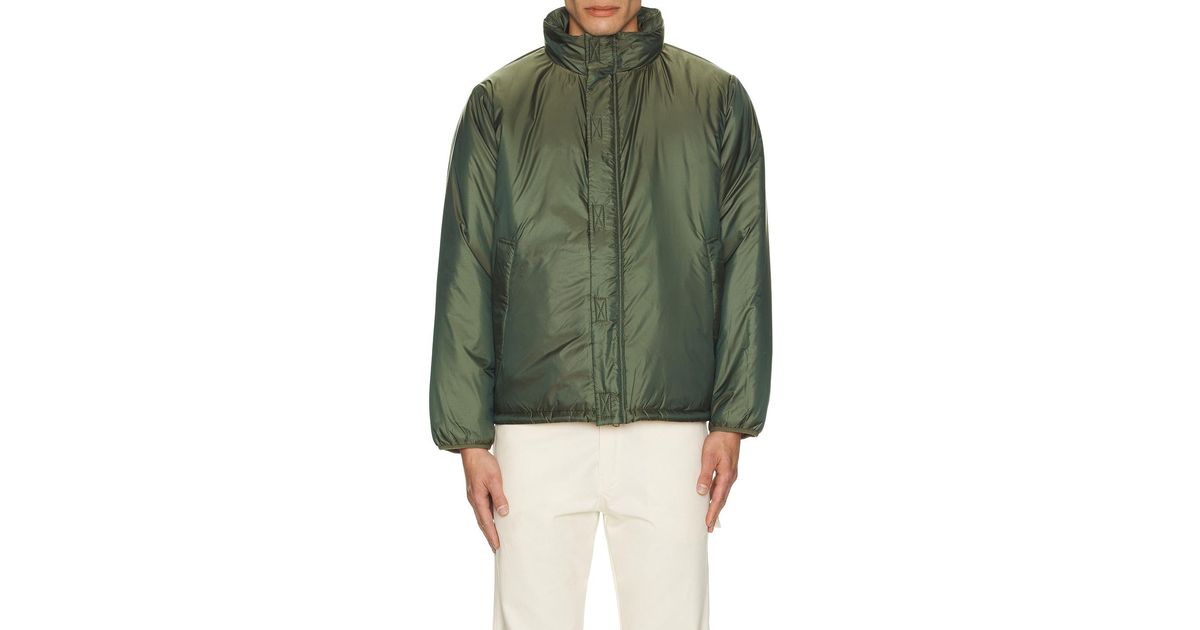 Beams Plus Mil Puff Blouson Ripstop in Green for Men | Lyst