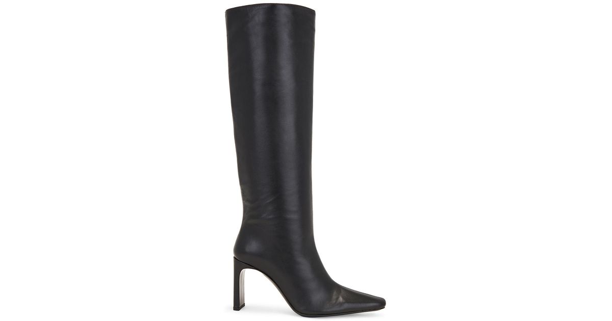STAUD Wally High Heel Boot in Black | Lyst