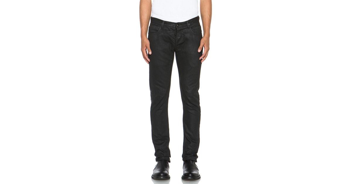 Rick Owens Detroit Wax Jean in Black for Men | Lyst