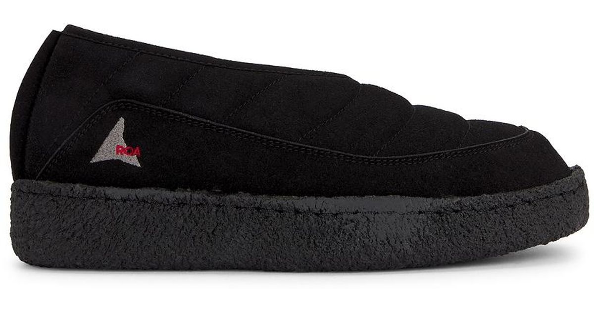 ROA House Shoe in Black for Men | Lyst
