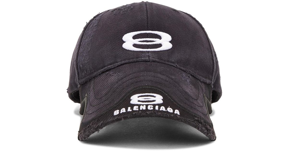 Balenciaga Double Unity Cap in Blue for Men | Lyst