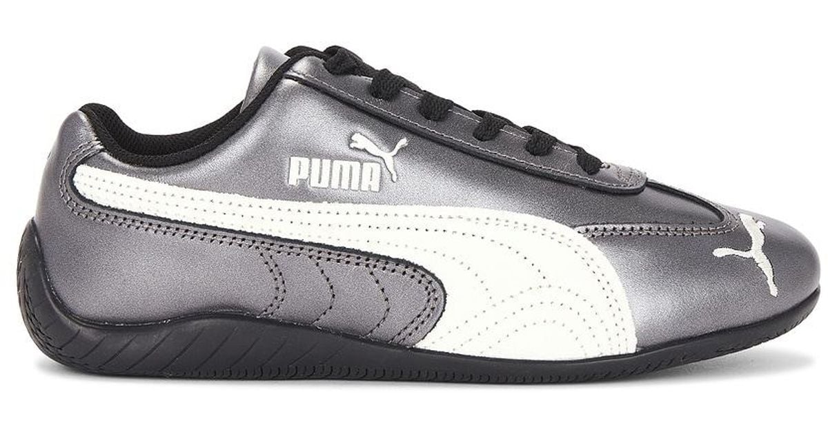 PUMA Speedcat Metallic Sneaker in Gray | Lyst