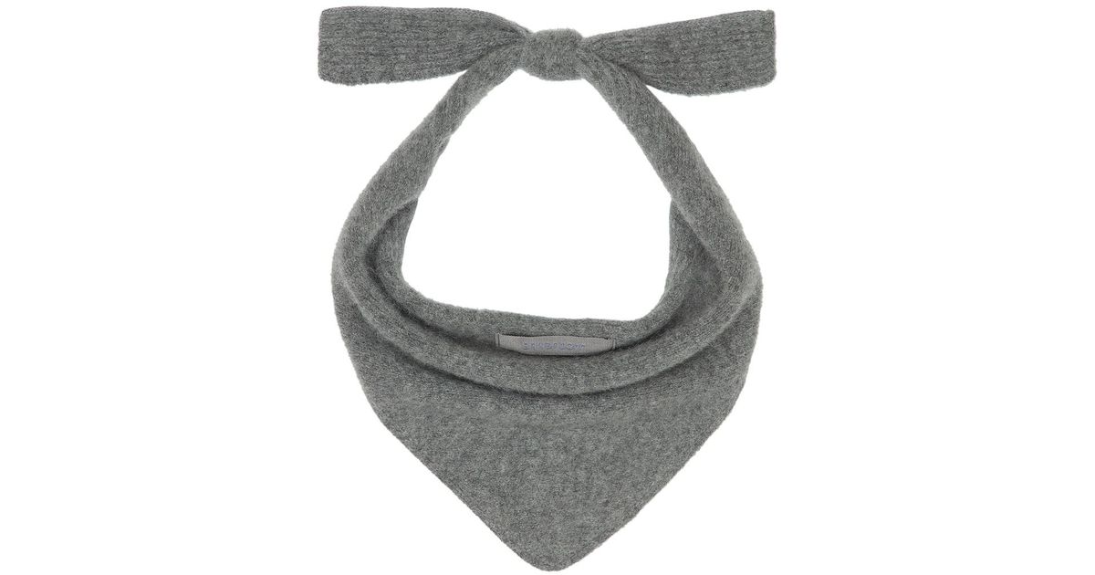 Jacquemus Le Chale Gros Grain in Gray | Lyst