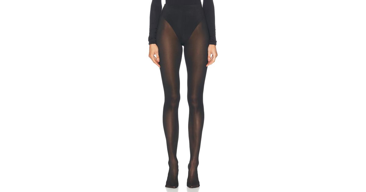 Wardrobe NYC Sheer Tights in Black | Lyst